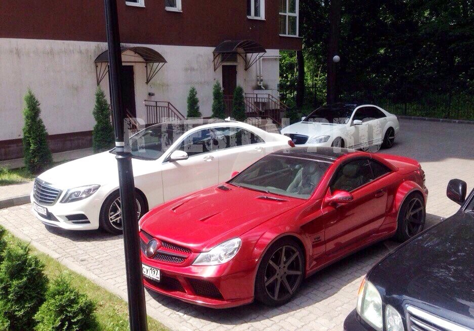 Mercedes SL63 на дисках Rohana RC7 R20 Matte Graphite — R-Design.pro на ...