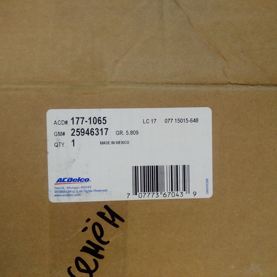 25946317 Диск тормозной передний / Cadillac CTS 08~ GM | Запчасти на DRIVE2