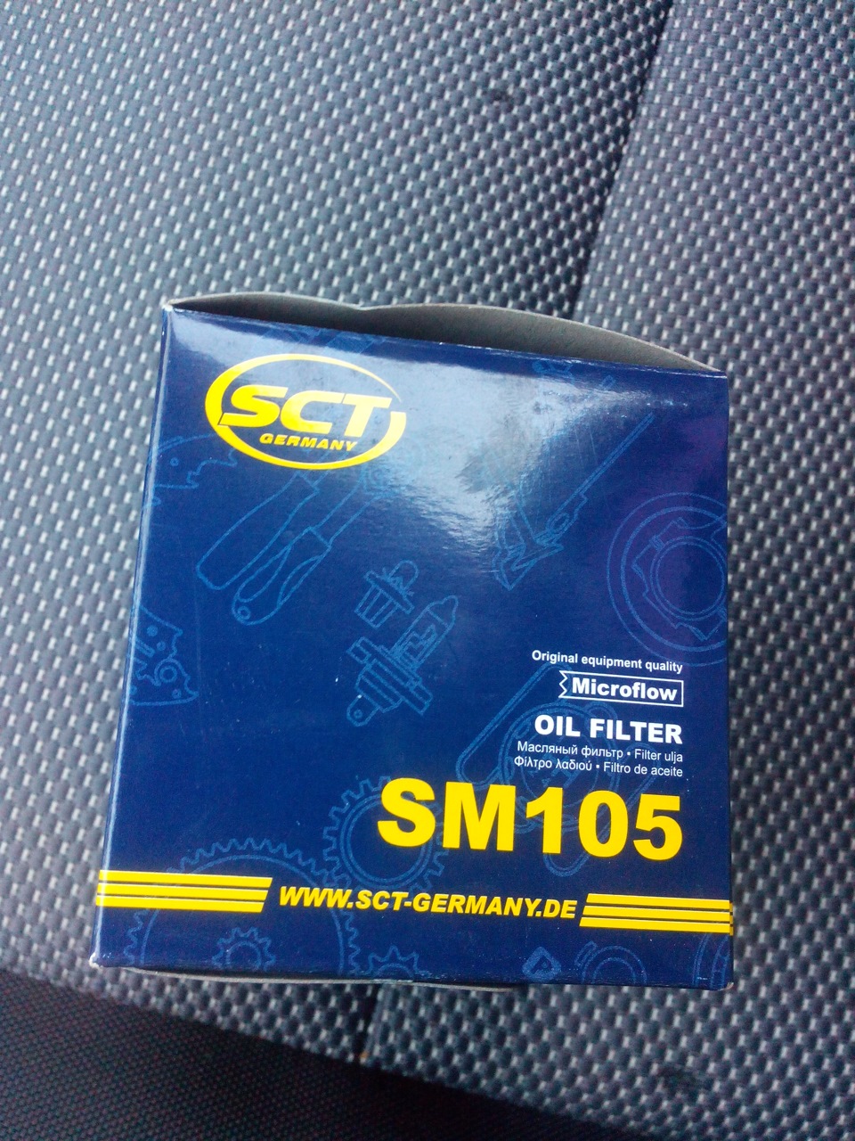 SM105 Фильтр масляный SCT | Запчасти на DRIVE2
