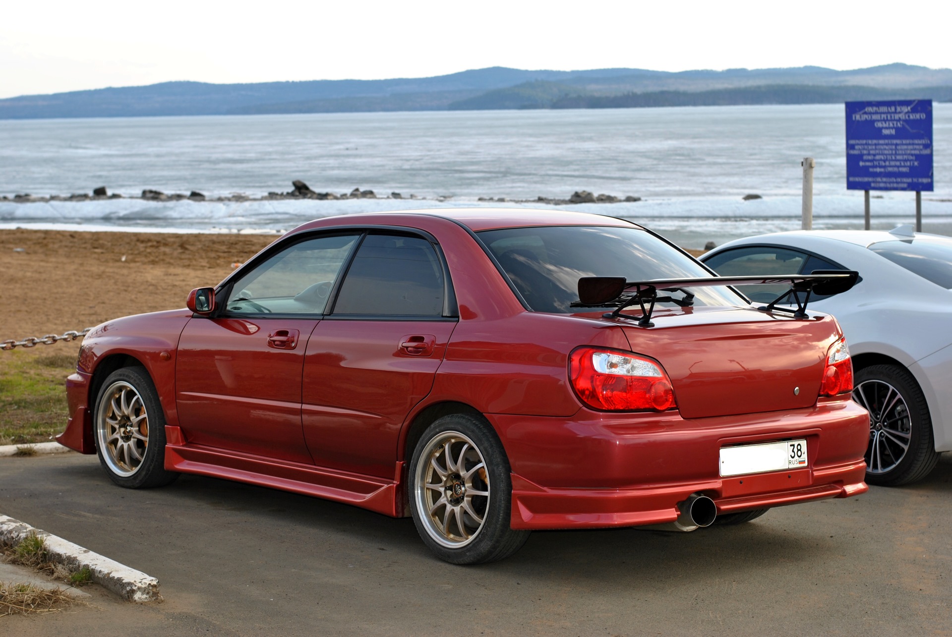 Спойлер S202, губа C-West (PU) и еще немного — Subaru Impreza WRX (GD/GG), 2 л, 2001 года ...