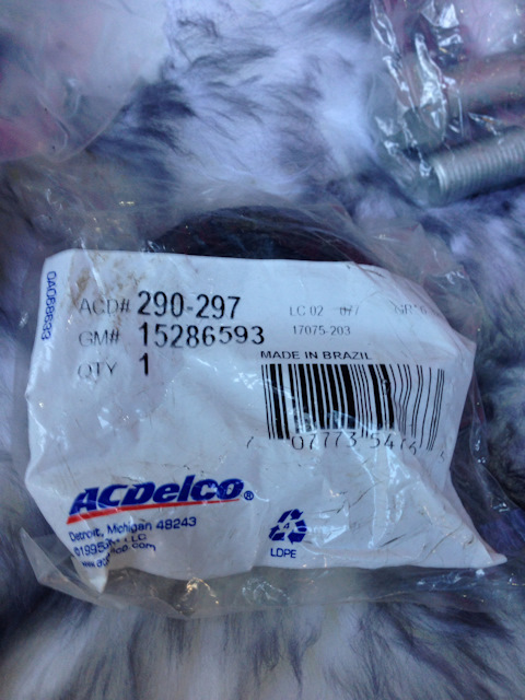 15286593 Сальник дифференциала переднего моста / Chevrolet Trailblazer ...