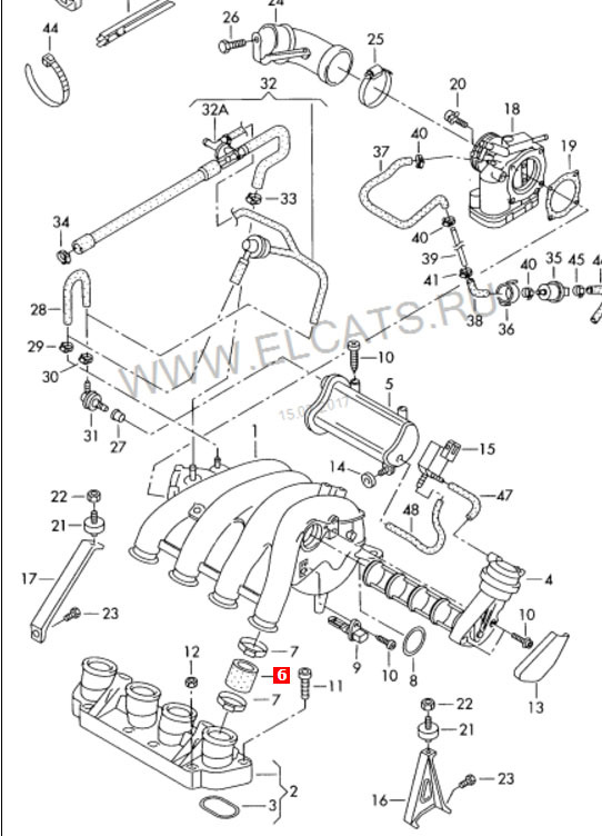 Вопрос о чистке впускного коллектора — Audi A4 (B7), 2 л, 2007 года ...