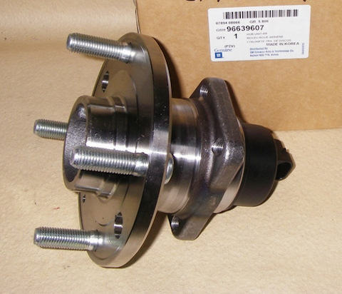 96639607 Ступица зад.+ подшипник(ABS) GM | Запчасти на DRIVE2