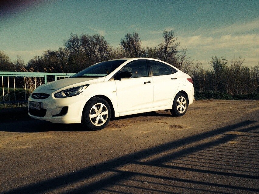 Пару фотографий — Hyundai Solaris (1G), 1,4 л, 2014 года | фотография | DRIVE2