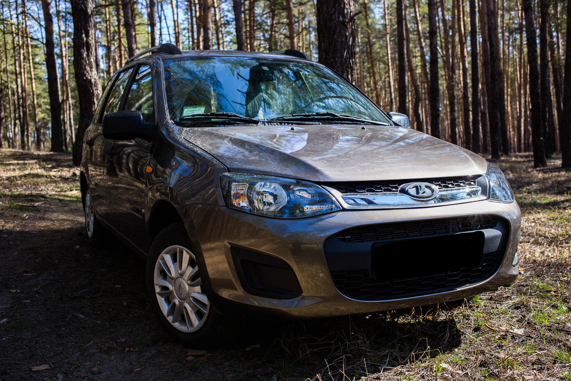 3000 км 0 то первая отметка пройдена. — Lada Калина Универсал (2G), 1,6 ...