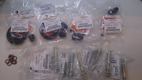 4605A259 Ремкомплект суппорта Mitsubishi | Запчасти на DRIVE2