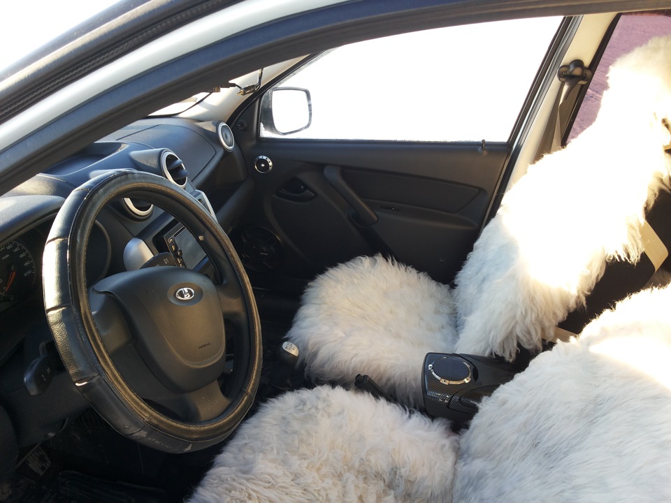 Чехлы на зиму — Lada Гранта (1G), 1,6 л, 2012 года | аксессуары | DRIVE2