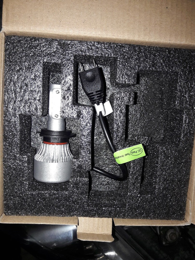 LED H7 лампочки в дальний свет — Volkswagen Passat B5, 1,8 л, 2003 года ...