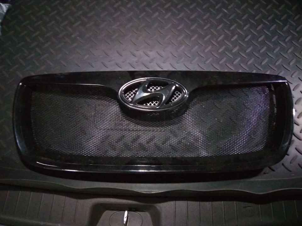 Эксперимент с решеткой радиатора… — Hyundai Santa Fe (2G), 2,2 л, 2010 ...