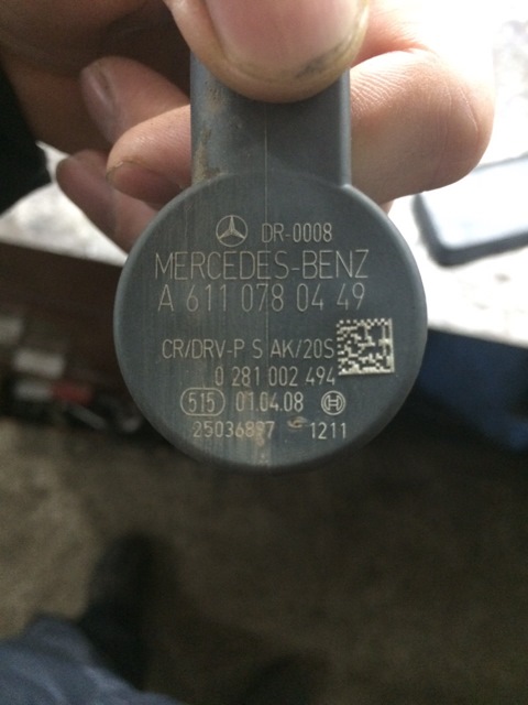 A6110780449 Редукционный клапан, Common-Rail-System Mercedes | Запчасти ...