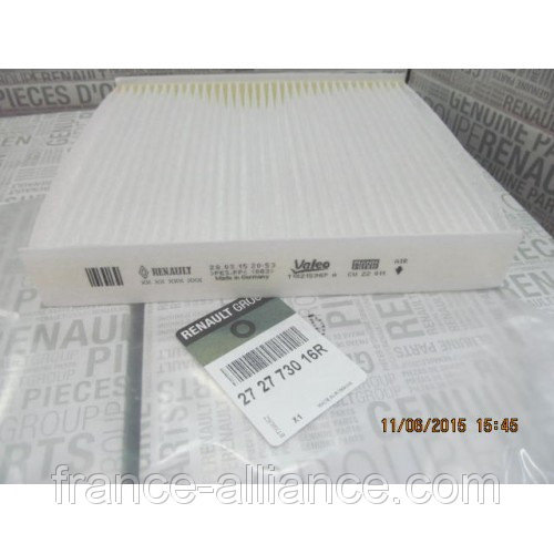 272773016R Фильтр воздушный RENAULT | Запчасти на DRIVE2