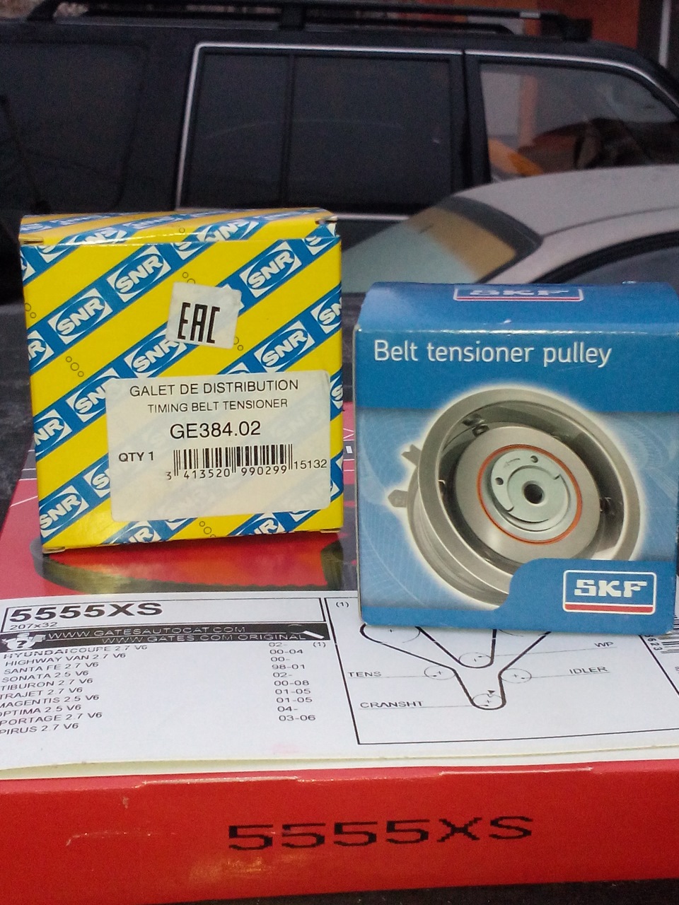 Замена ремня ГРМ — Hyundai Sonata IV (EF), 2,7 л, 2005 года | плановое ...