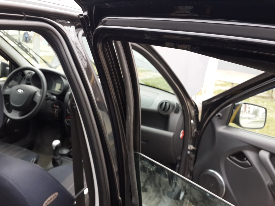 Дополнительные уплотнители задних стекол — Lada Гранта (1G), 1,6 л ...