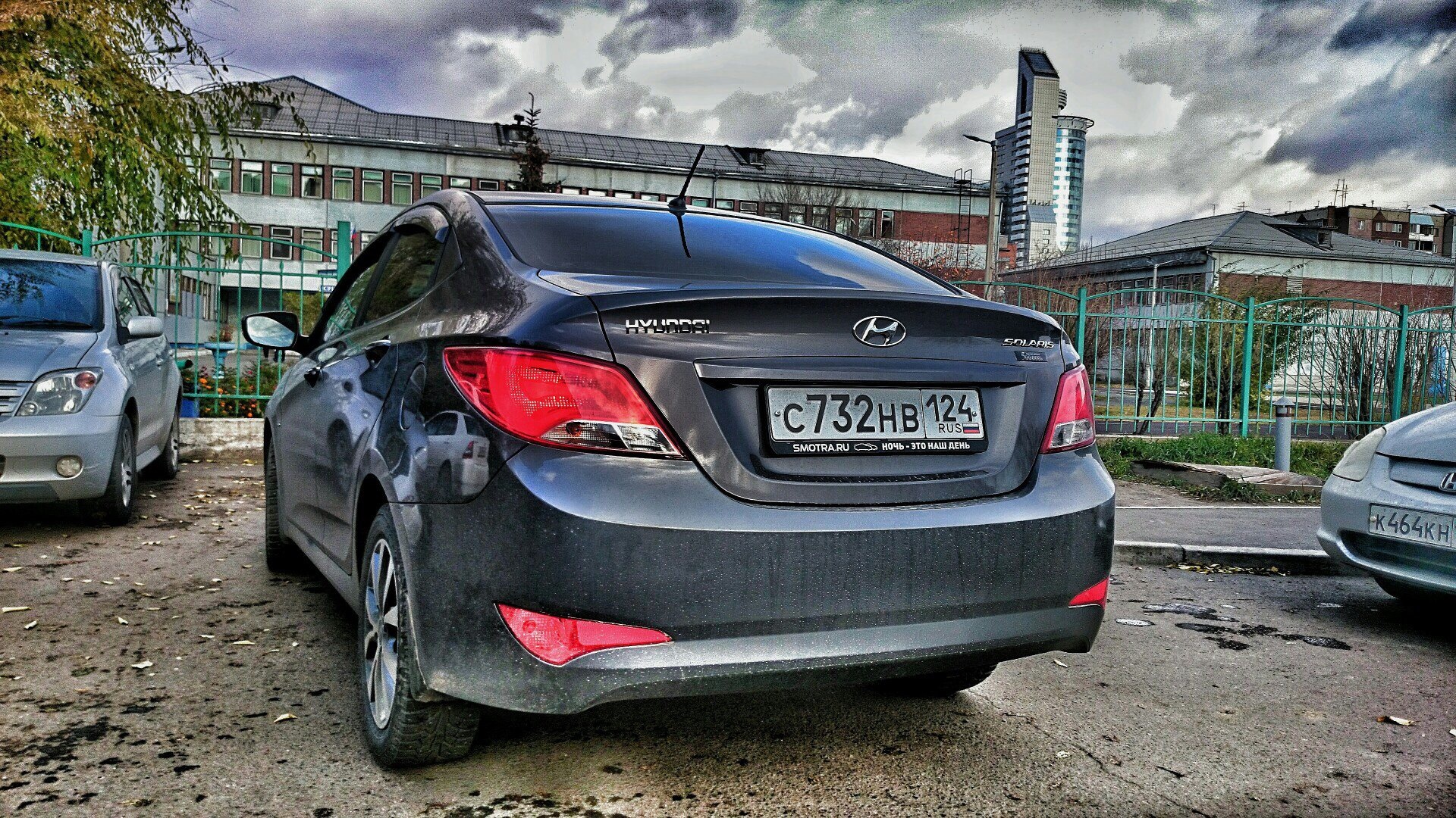 Smotra.ru Ночь-это наш день — Hyundai Solaris (1G), 1,6 л, 2015 года | аксессуары | DRIVE2