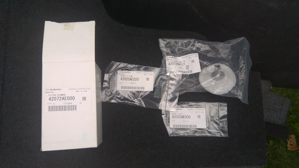 Замена фильтров в топливном баке SG5 — Subaru Forester (SG), 2 л, 2007 ...