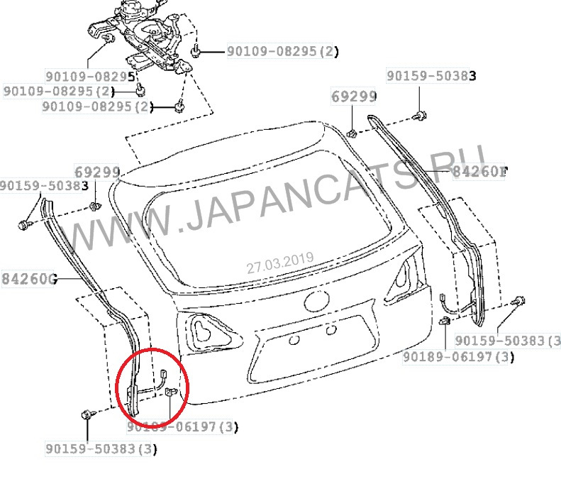 9010908295 Болт TOYOTA LEXUS | Запчасти на DRIVE2