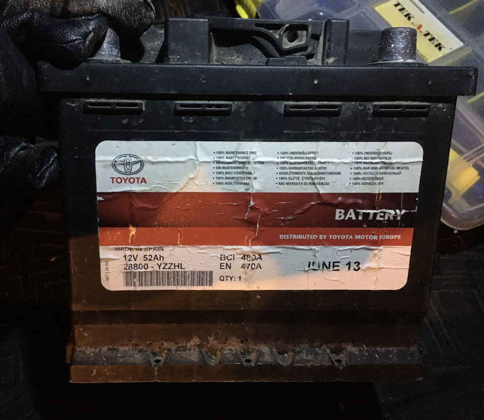 28800YZZHL АККУМУЛЯТОР TOYOTA TOYOTA LEXUS | Запчасти на DRIVE2