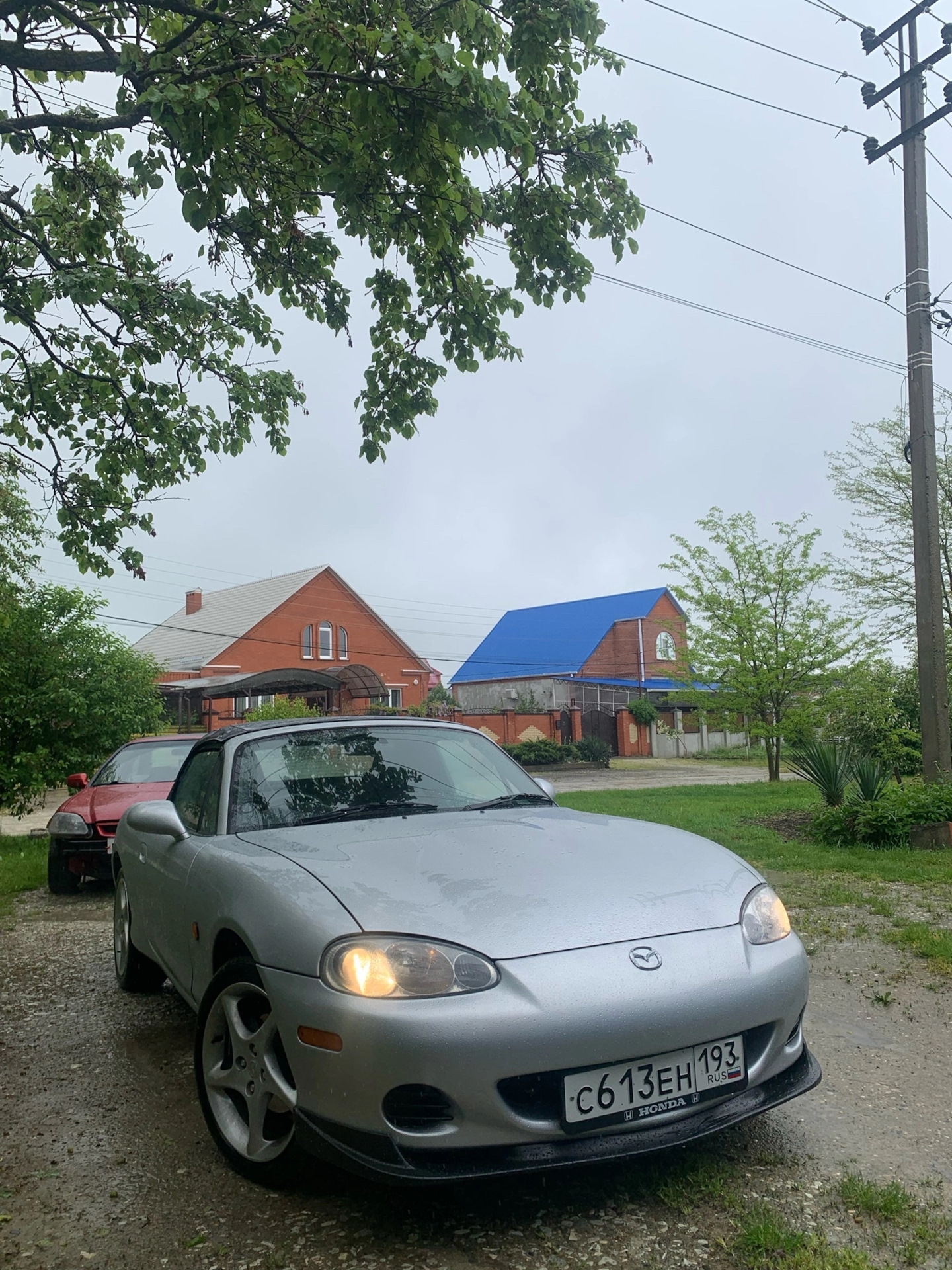 Установка губы (копии) от garage vary и покраска — Mazda Roadster (2G ...