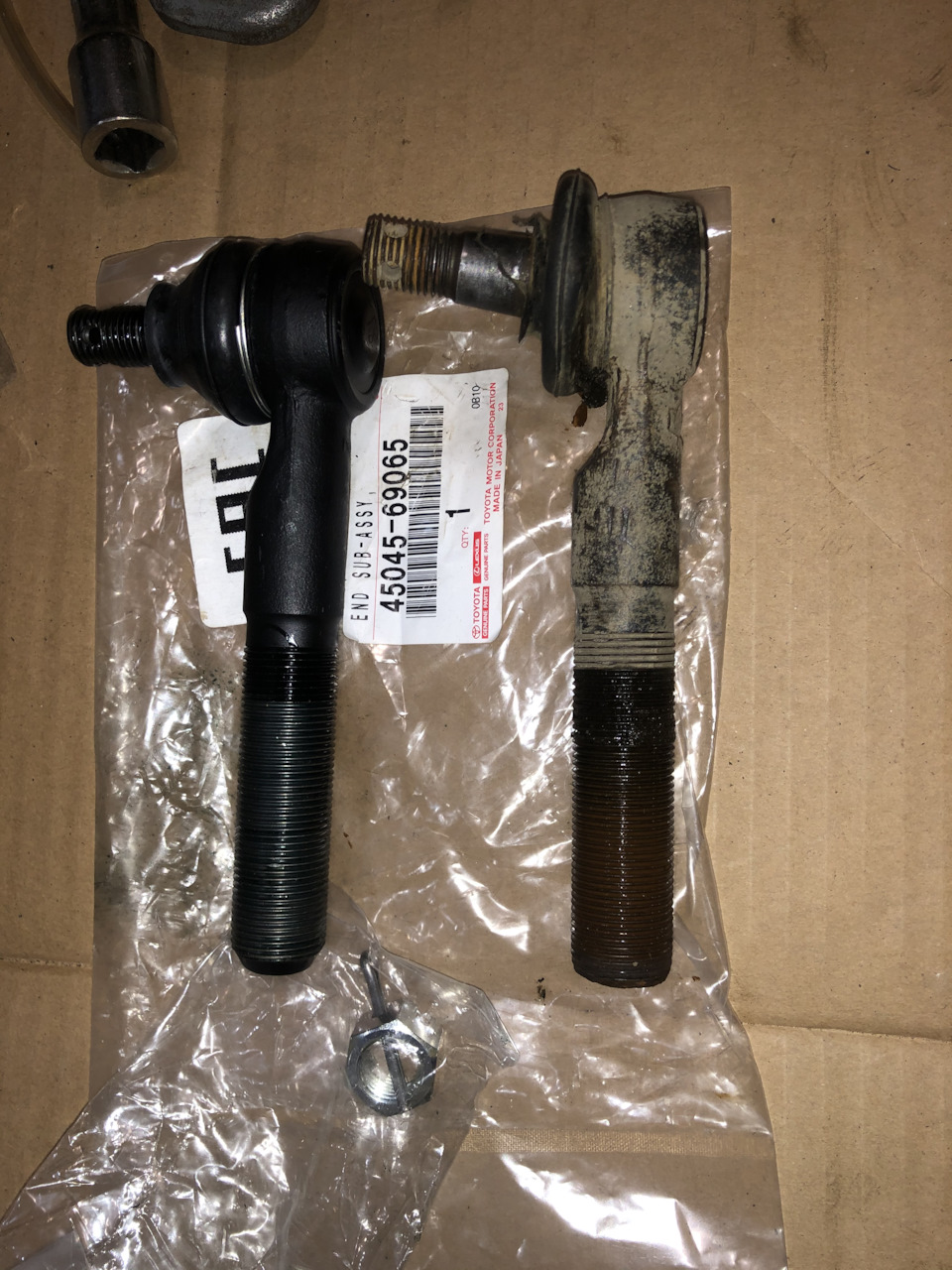 4504569065 РУЛЕВОЙ НАКОНЕЧНИК LEXUS LX450 (FZJ80) лев., TOYOTA LAND ...