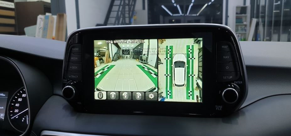 круговой обзор (Surround View Monitor) часть 3 — Hyundai Tucson (TL), 2 ...