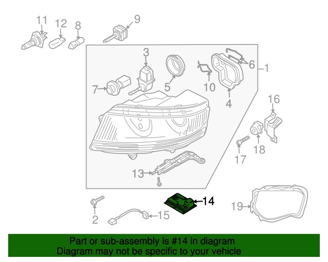 3D0909158 Блок розжига ксенона VW Phaeton 6.0 BAN 309kw 420л/с VAG ...