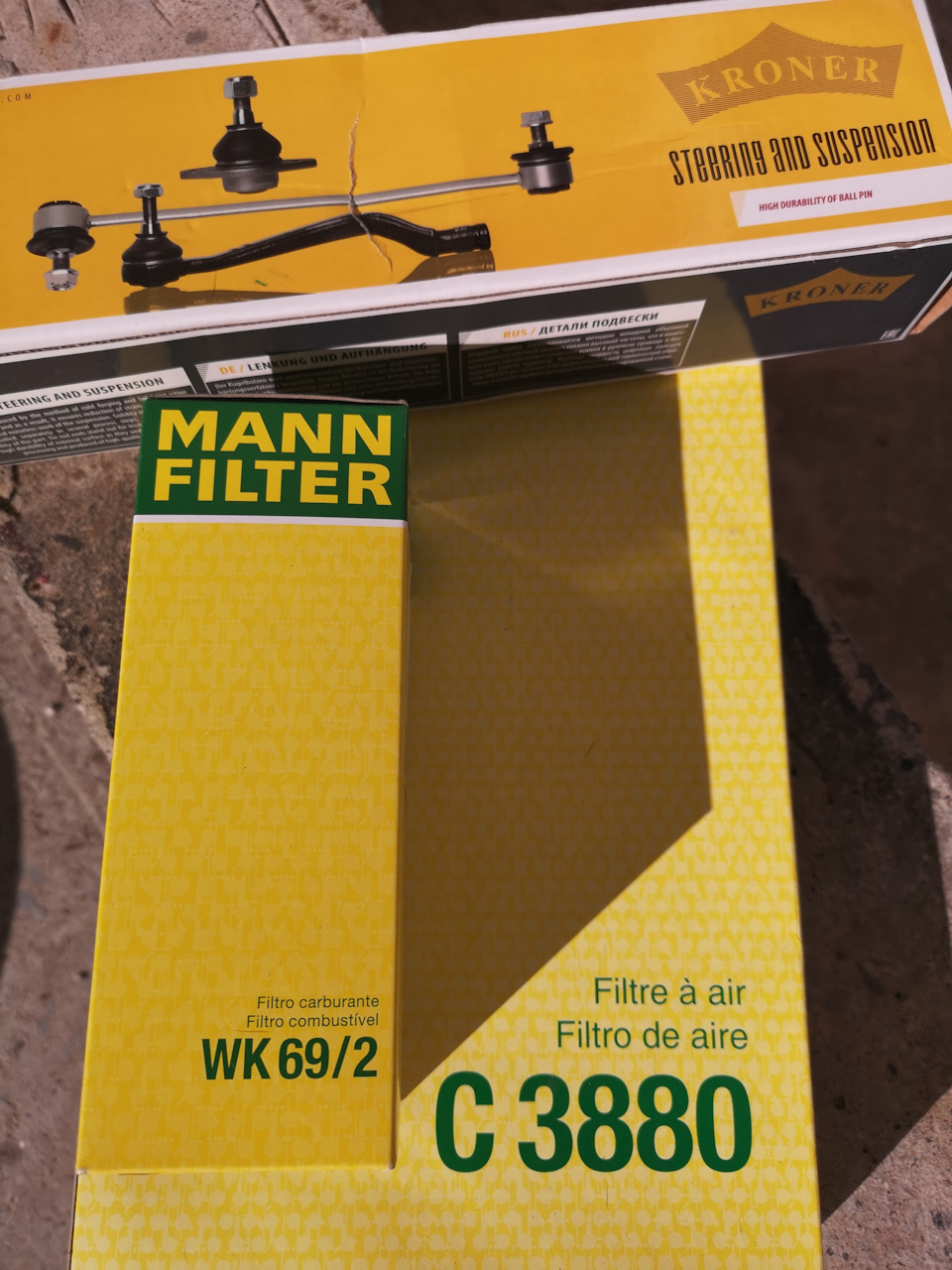 Очередное ТО 95080 км. Масло, фильтра, стойки стабилизатора. — Skoda ...