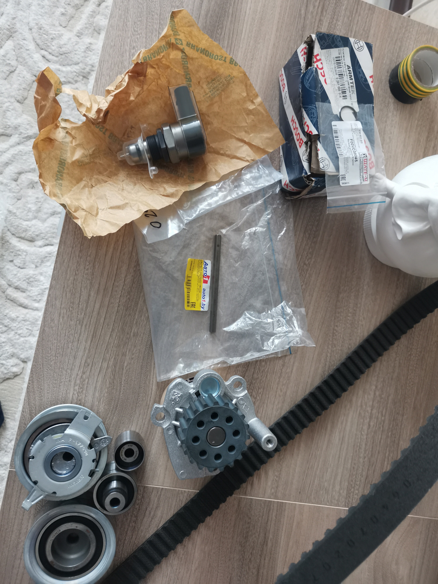 ГРМ +Регулятор давления топлива. — Volkswagen Passat Variant (B7), 2 л ...