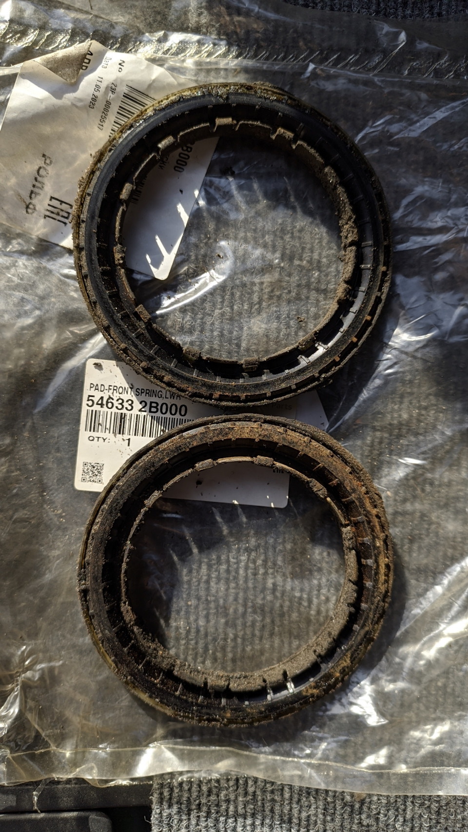 546332B000 ДЕМПФЕР ПРУЖИНЫ ПОДВЕСКИ KIA HYUNDAI | Запчасти на DRIVE2