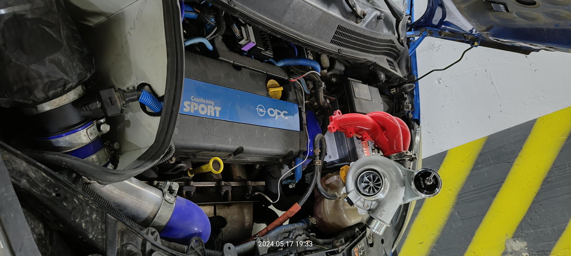 Pulsar g25-550 0.49ar + Custom Manifold z16ler Opel Corsa OPC ч.3 ...