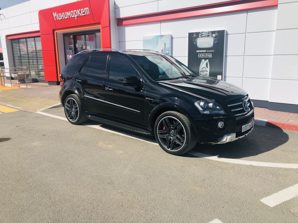 ML63 & Maybach GLS600 — Mercedes-Benz ML 63 AMG (W164), 6,2 л, 2008 ...