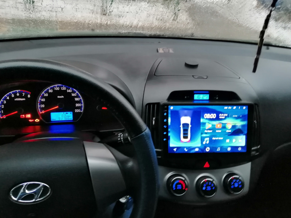 Установка 2din ANDROID TEYES 2/32 ГБ. — Hyundai Elantra (4G), 1,6 л ...