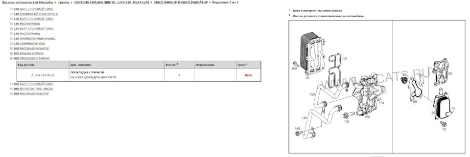 Заменил масло — замени и прокладку теплообменника :) — Mercedes-Benz ...
