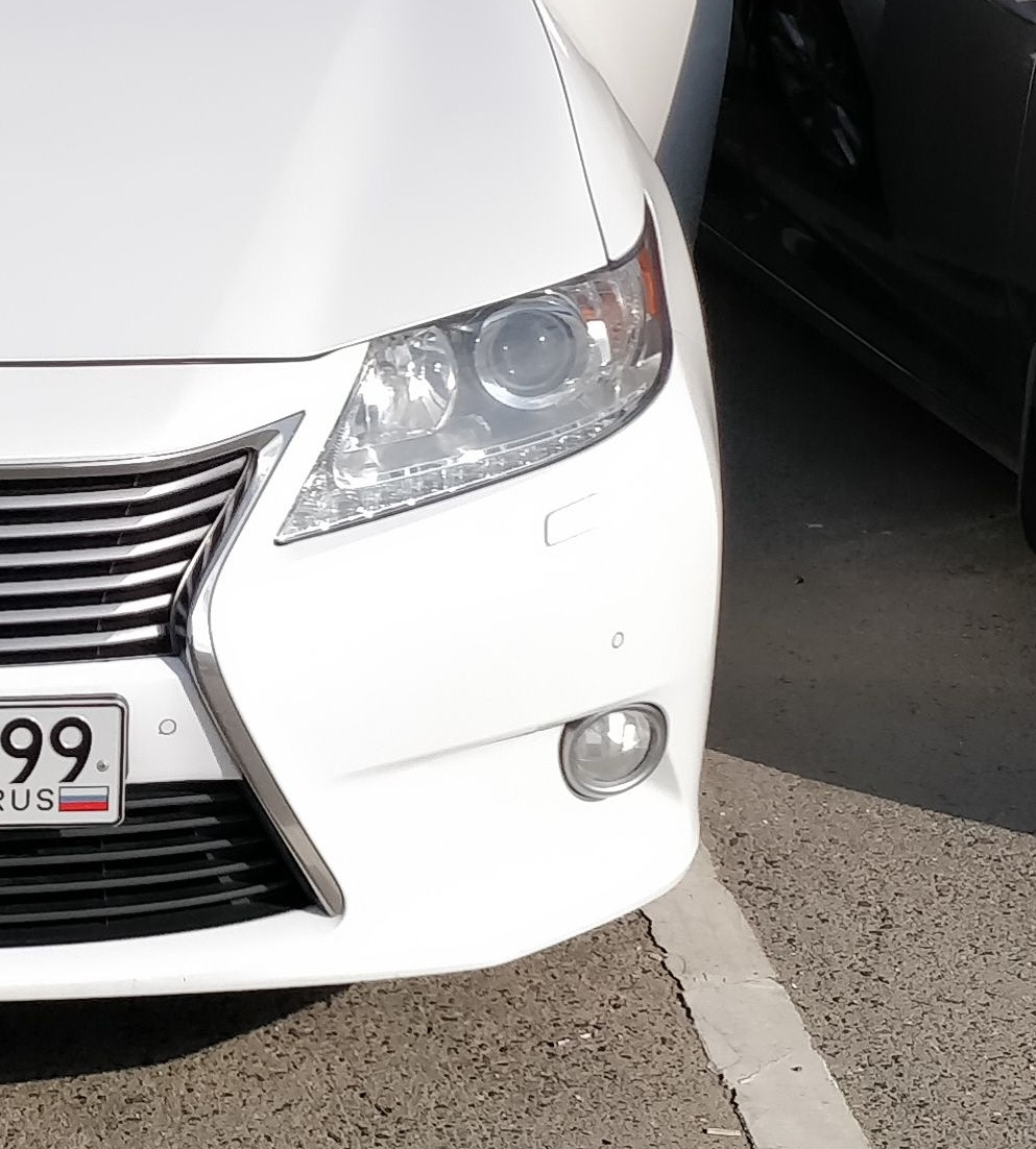 Полировка и бронирование фар. — Lexus ES 300h (XV60), 2,5 л, 2012 года ...