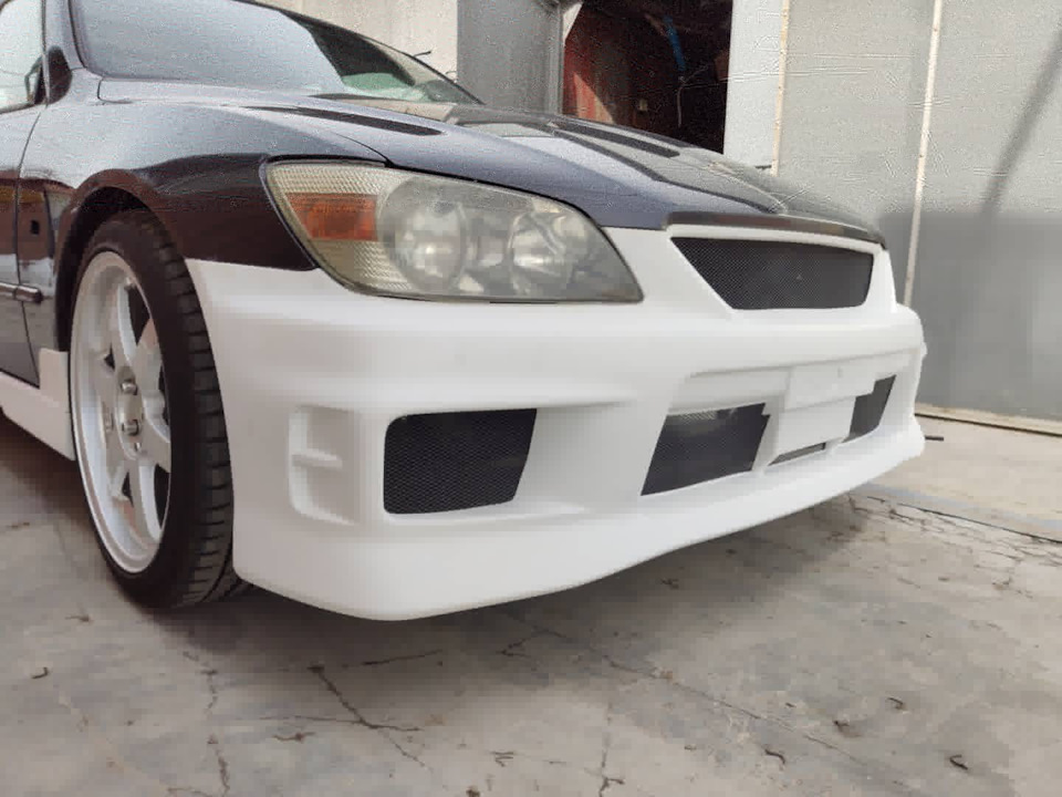 Примерка бампера TRD neo2 и Elixir… — Toyota Altezza, 2 л, 2002 года ...