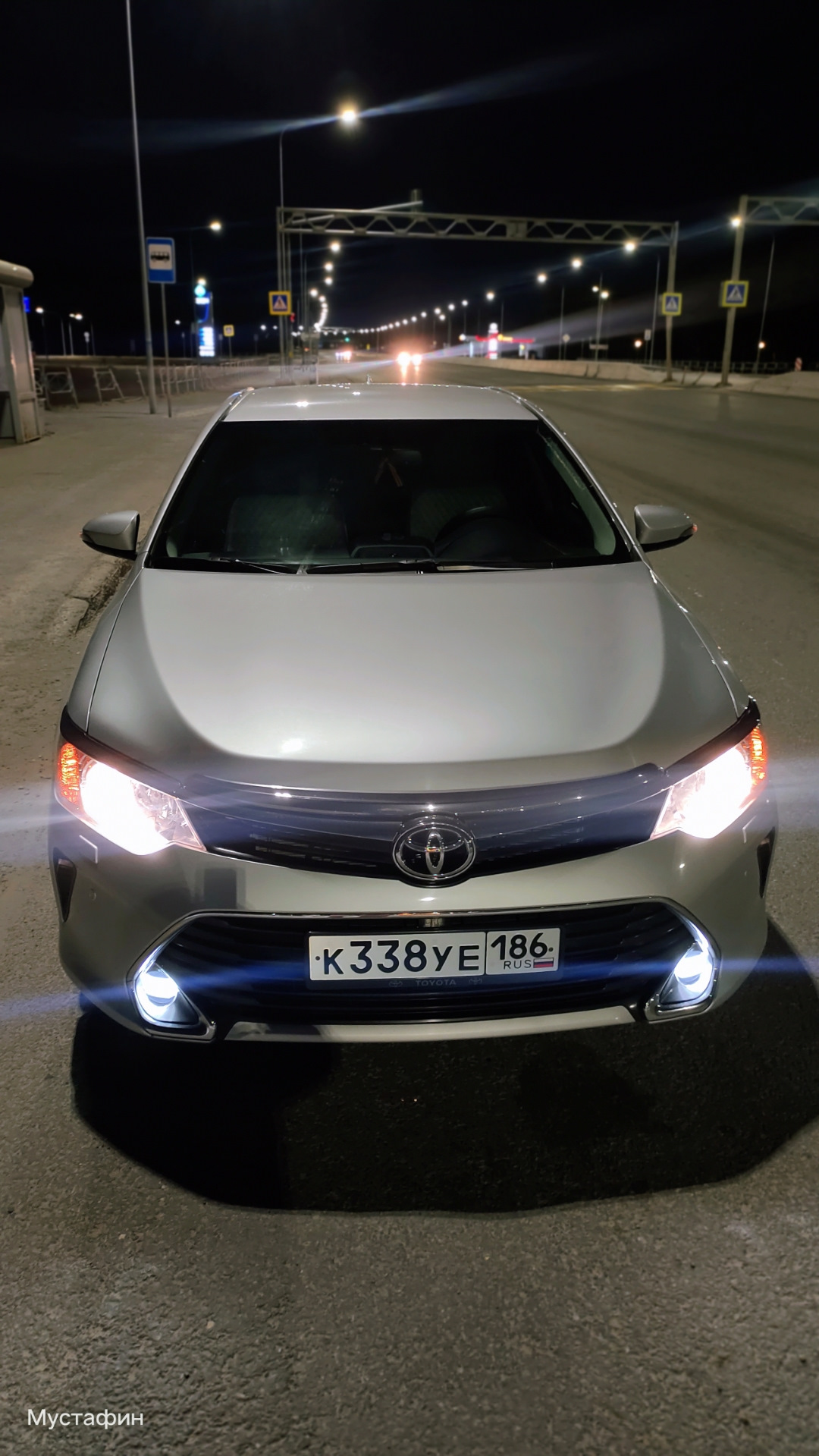 Установка Led лампочек на фары — Toyota Camry (XV50), 2,5 л, 2018 года ...