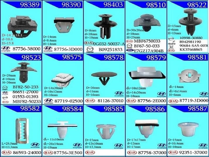 Клипсы Kia-Hyundai — KIA Rio 5-door (2G), 1,4 л, 2010 года | просто так ...