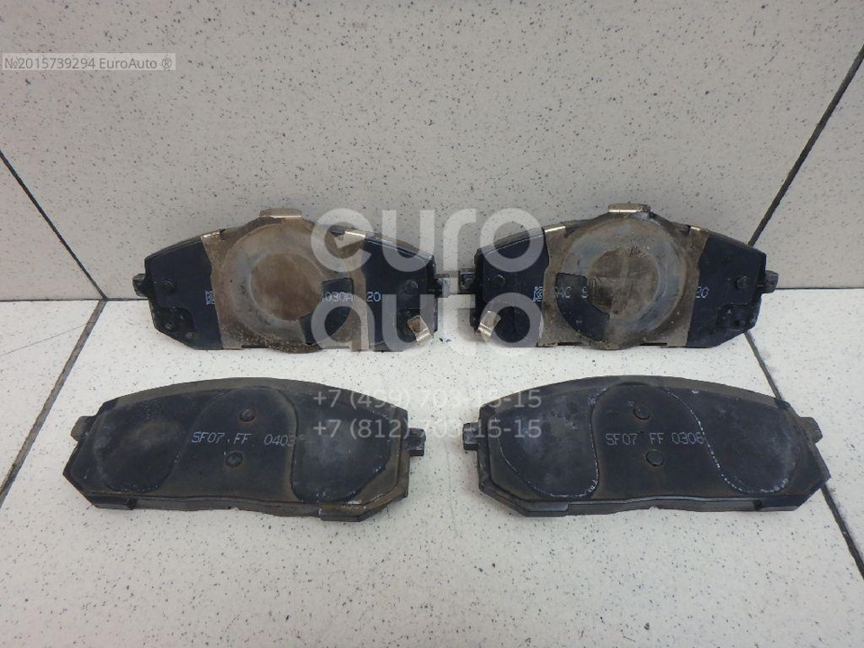 58101L1A02 Колодки тормозные передние к KIA HYUNDAI | Запчасти на DRIVE2
