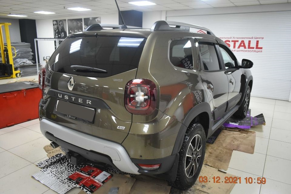 Шумоизоляция Renault Duster по варианту Profi | Москва — STP-Install на ...