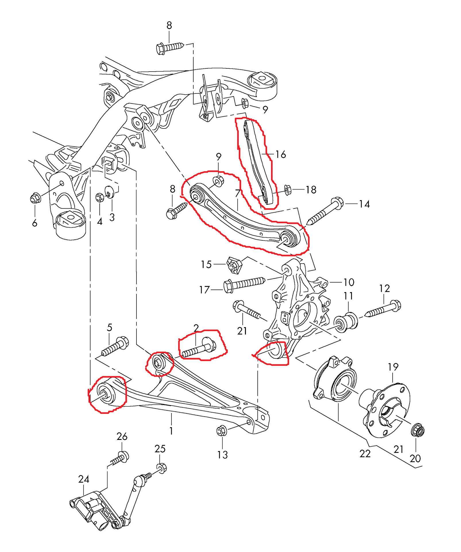 Продолжение истории или ремонт задней подвески — Volkswagen Touareg (2G ...