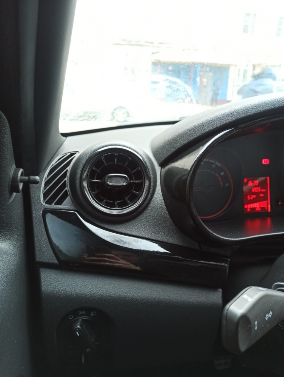 Воздуховоды AMG дубль 2 — Lada Калина Универсал (2G), 1,6 л, 2018 года ...