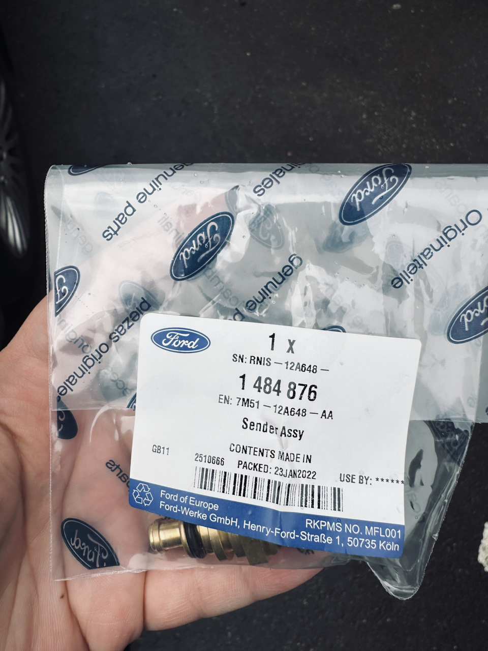 1484876 Датчик температуры охл жидкости / 1.6-3.0 96~ Ford | Запчасти ...