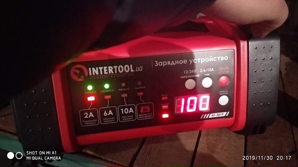 Покупка ЗУ Intertool AT-3019 — ИЖ Москвич 412, 1,5 л, 1982 года | электроника | DRIVE2