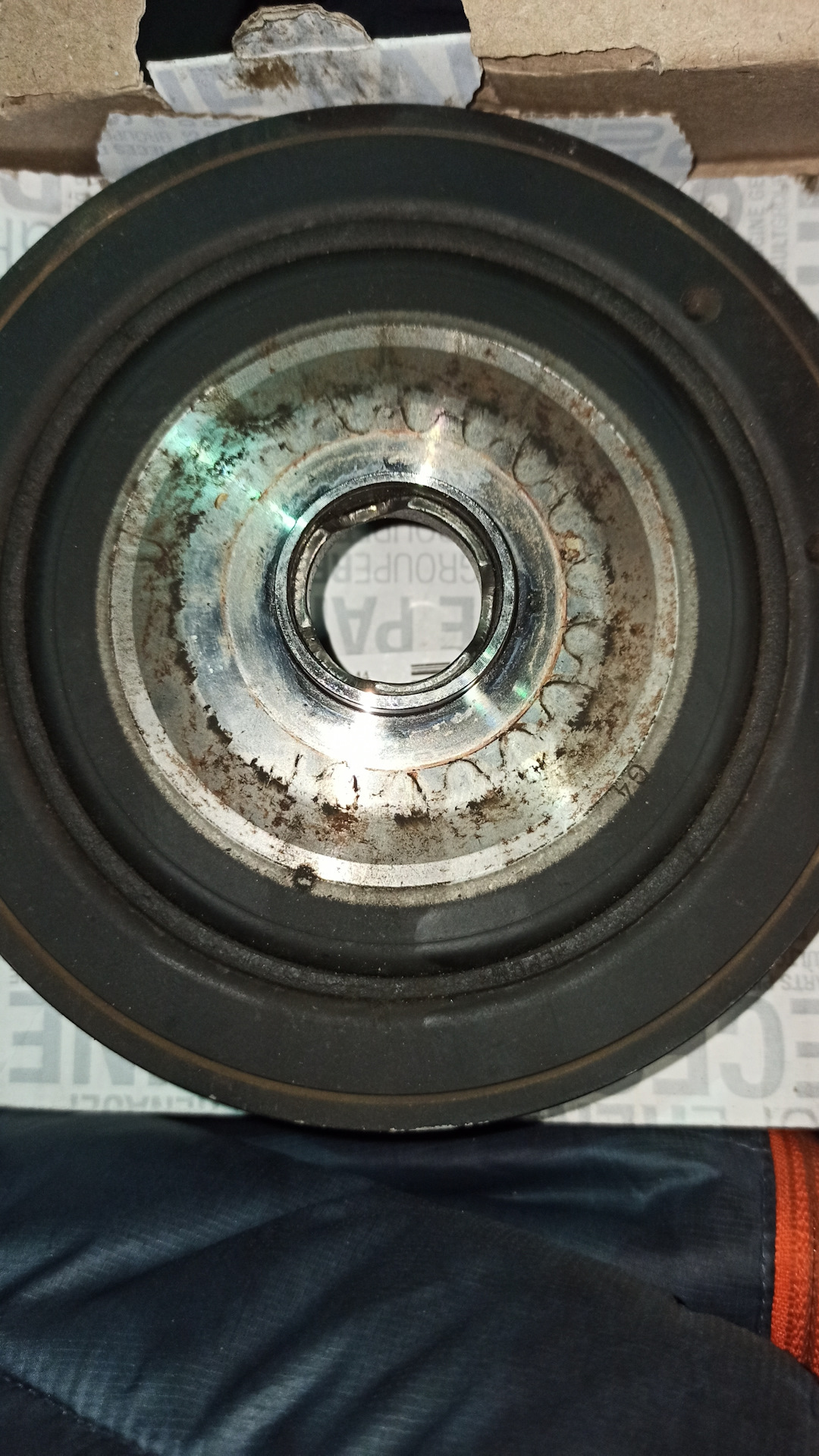 Pulley stock vs pulley light stock only f4r — Renault Megane II, 1,4 л ...