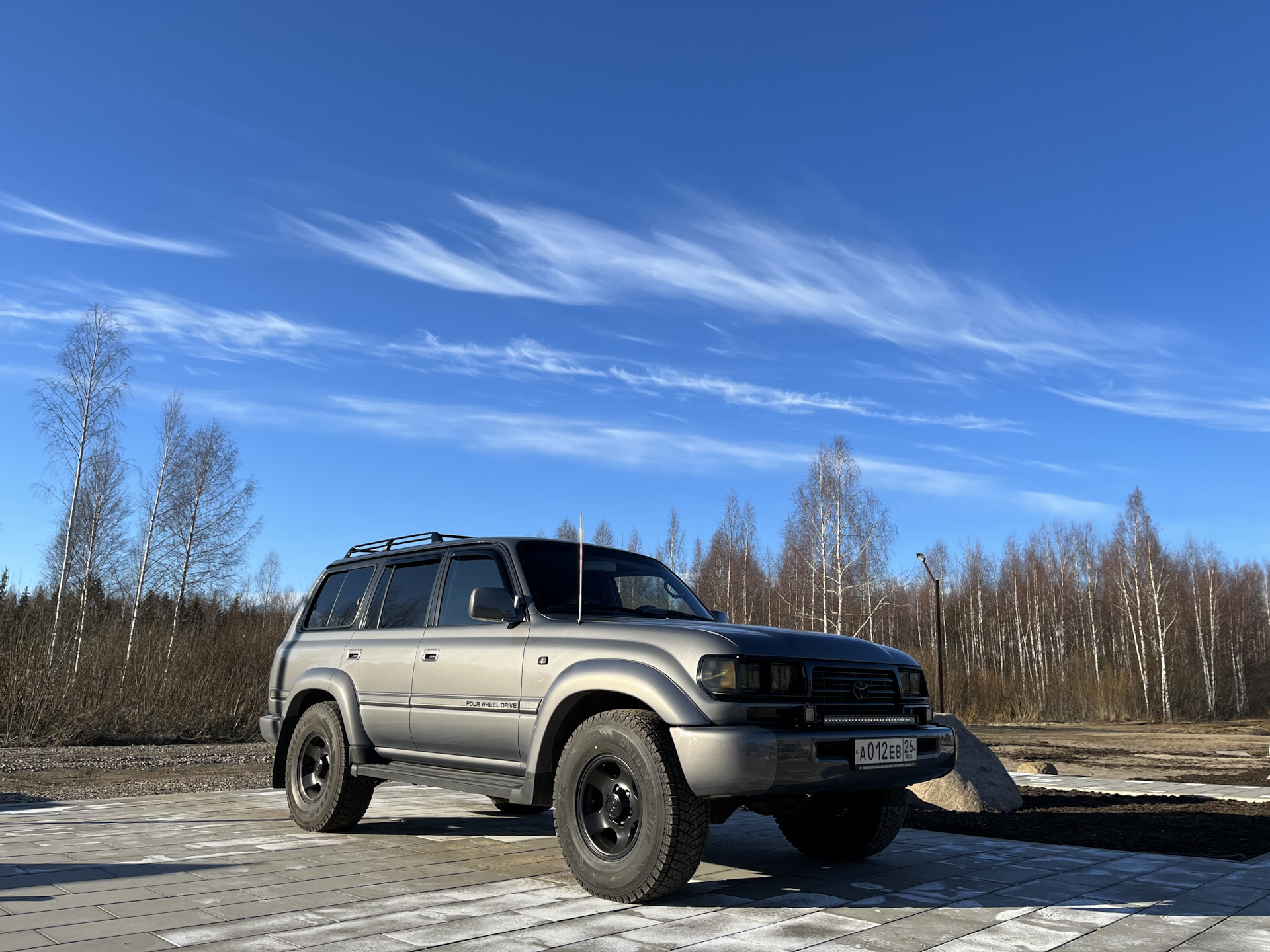 Домкрат Garwin + Инструмент Licota — Toyota Land Cruiser 80, 4,5 л ...