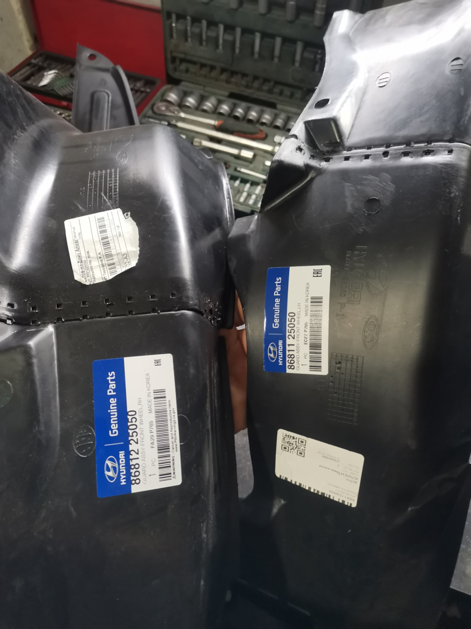 8681225050 Подкрылок передний правый KIA HYUNDAI | Запчасти на DRIVE2