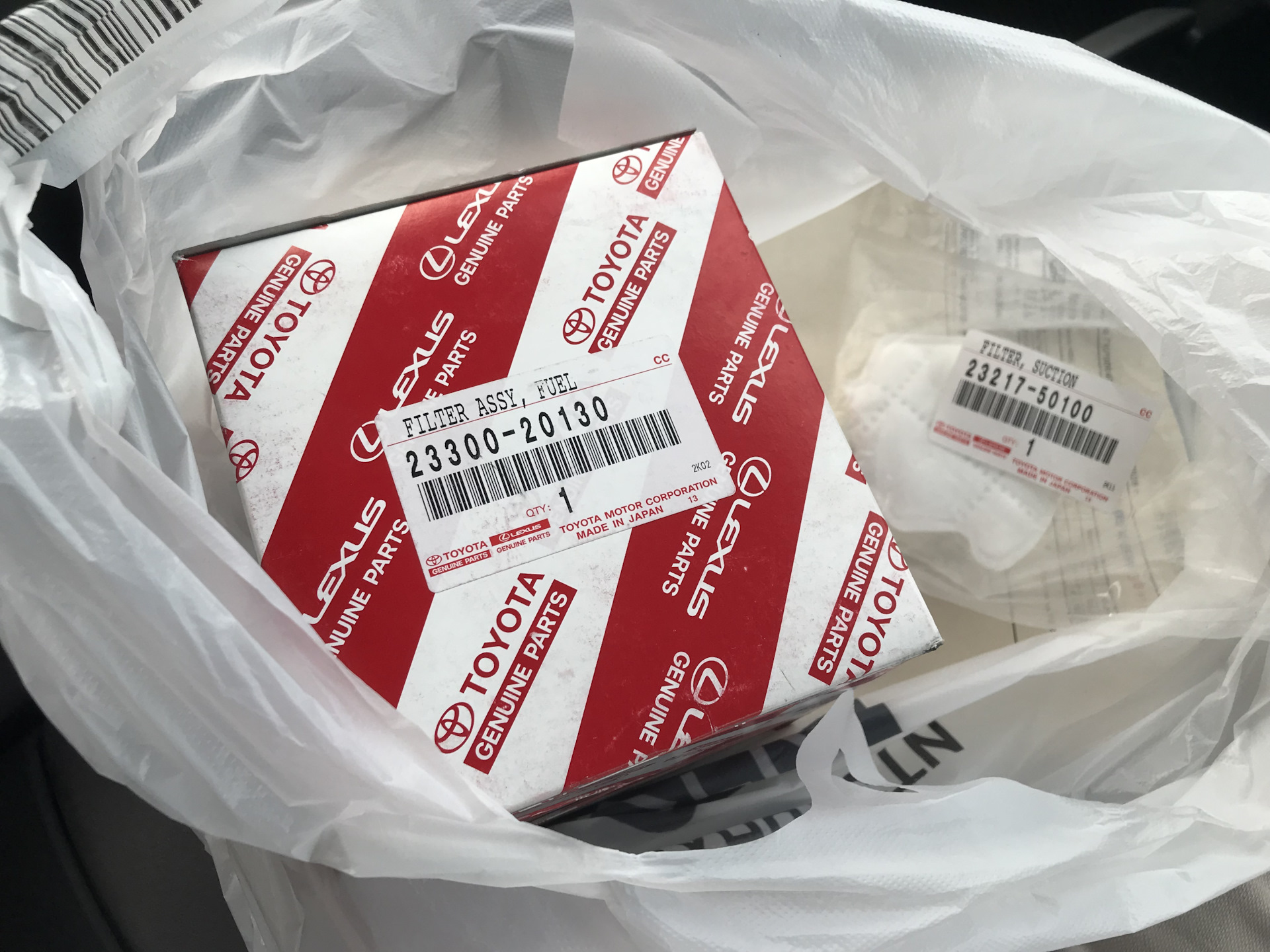 Замена топливных фильтров и бензонасоса — Toyota Prius (20), 1,5 л ...