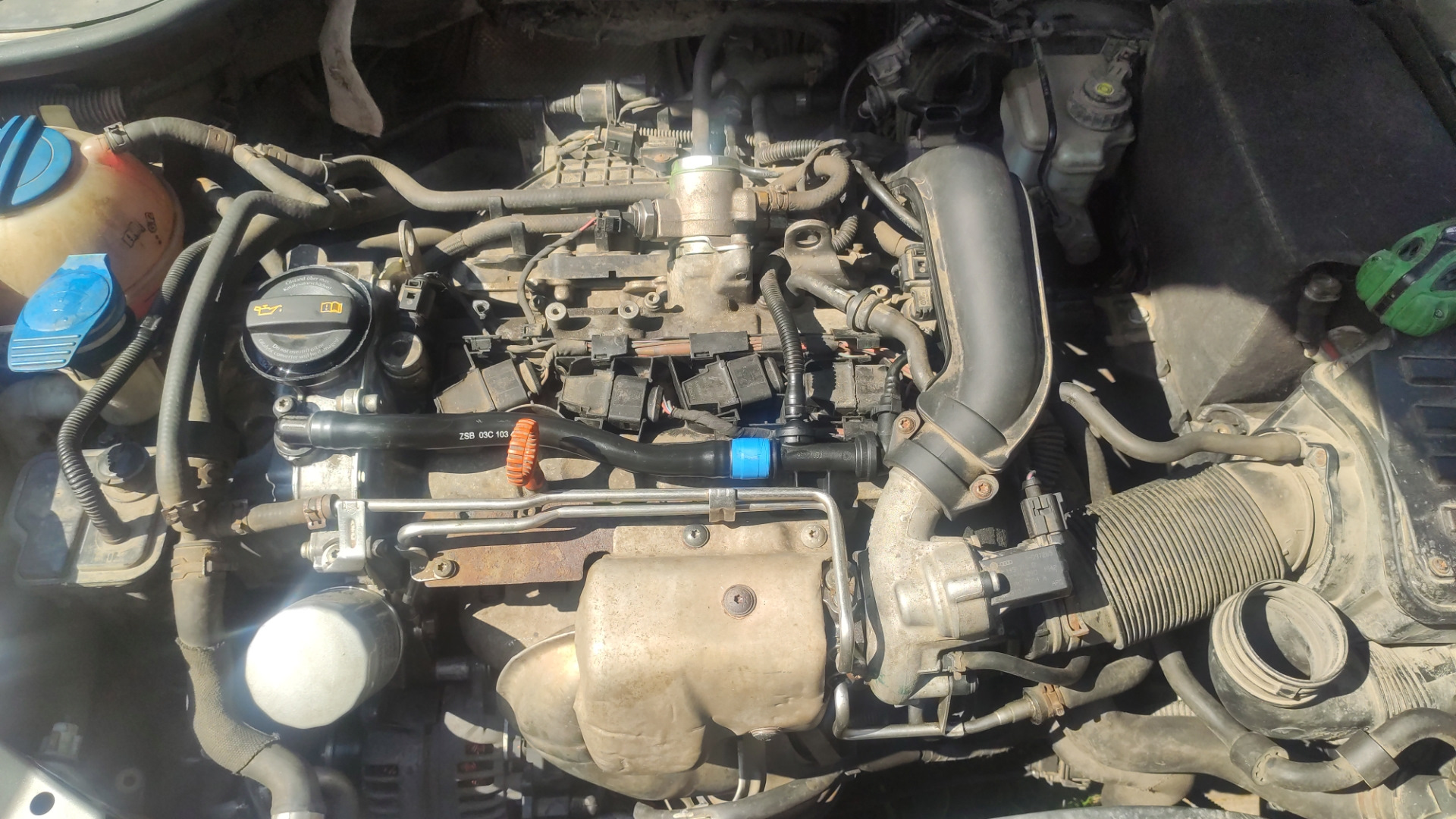 Замена обратного клапана 03c103175g — Skoda Octavia A5 Mk2, 1,4 л, 2009 ...