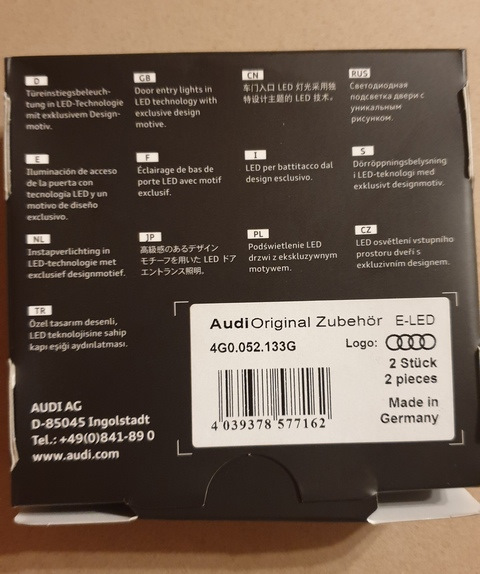 Подсветка двери — кольца — Audi Q3 (2G), 1,4 л, 2020 года | тюнинг | DRIVE2