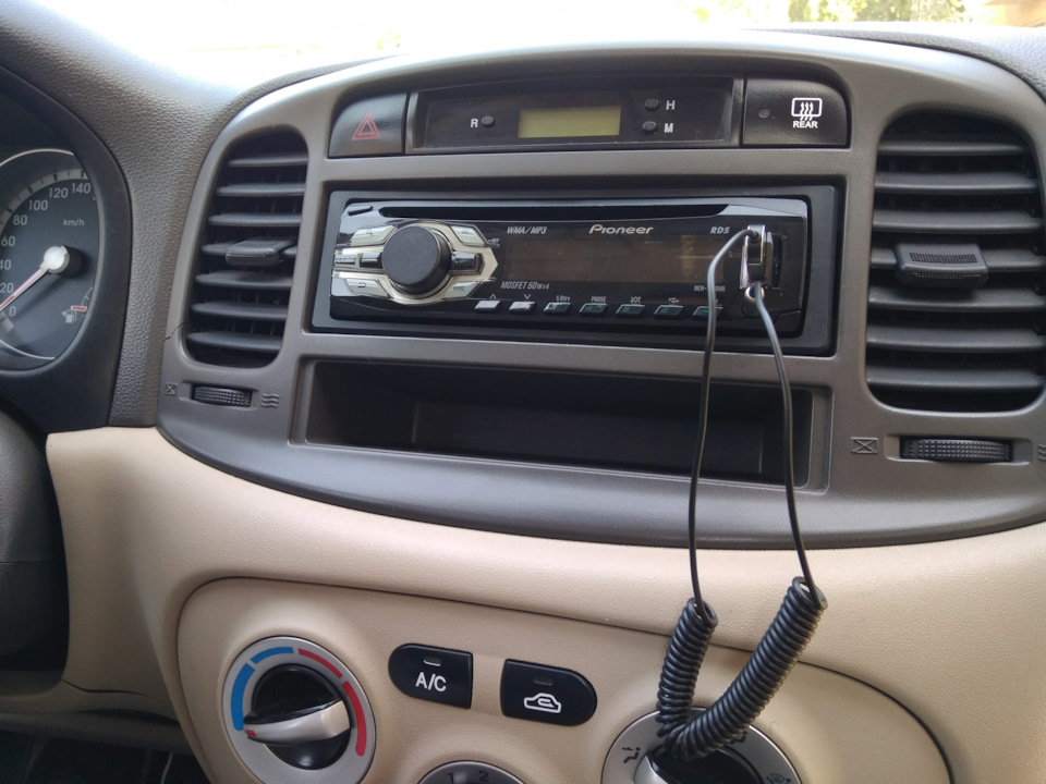 Хочу Bluetooth — два способа без замены магнитолы — Hyundai Accent (3G ...
