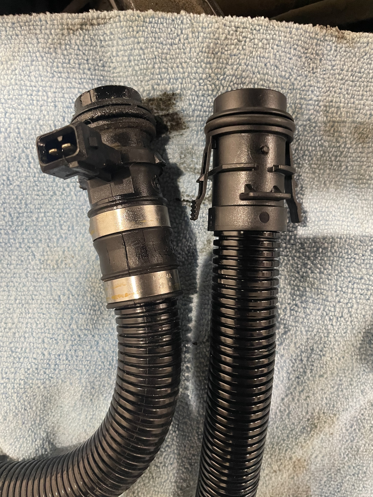 Патрубок КРКГ — BMW 5 series (F10), 2 л, 2014 года | своими руками | DRIVE2